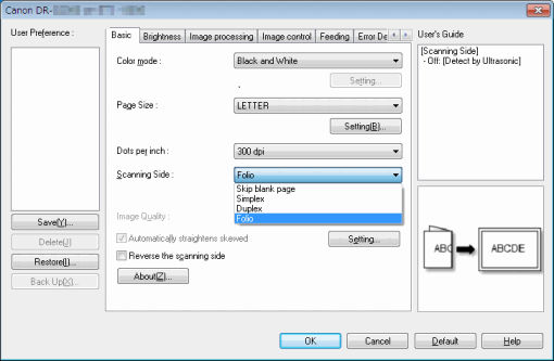 How can I scan a document larger than A3 (11" x 17") with my DR-G2xx0 scanner? Perform a Folio scan.